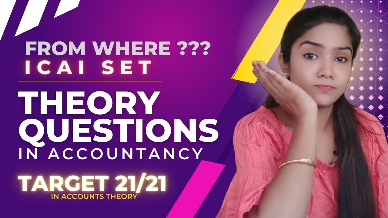 From where icai set accounts theory😯 questions..🤔?how to prepare theory ...