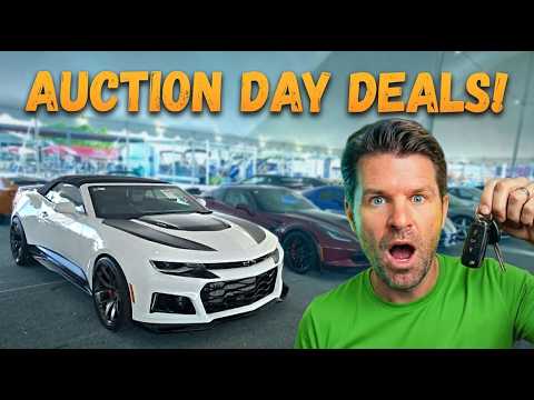 Where I Found THE BEST DEALS on Cars when I was at the Barrett Jackson Auction