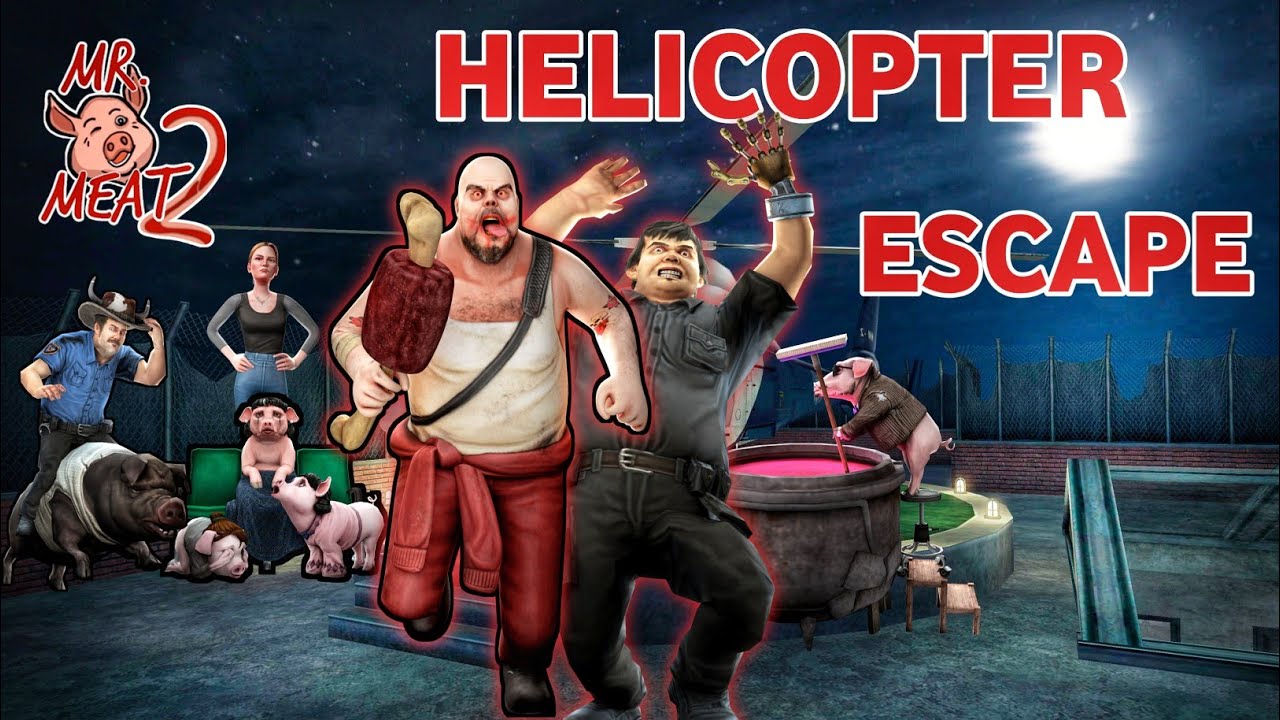 Mr Meat 2 Helicopter Escape Full Gameplay - YouTube