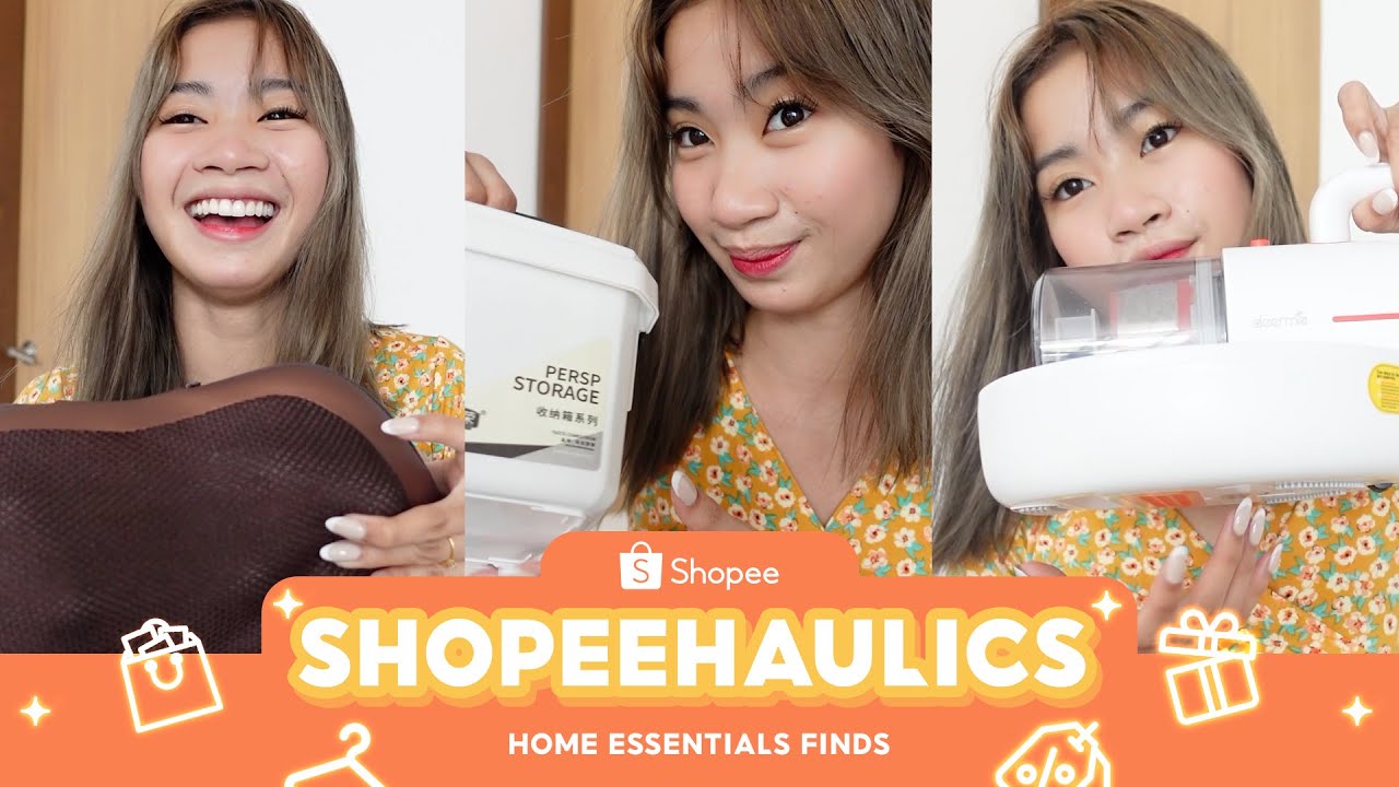 Shopee Home Essentials Finds by Vien Iligan | Shopeehaulics - YouTube