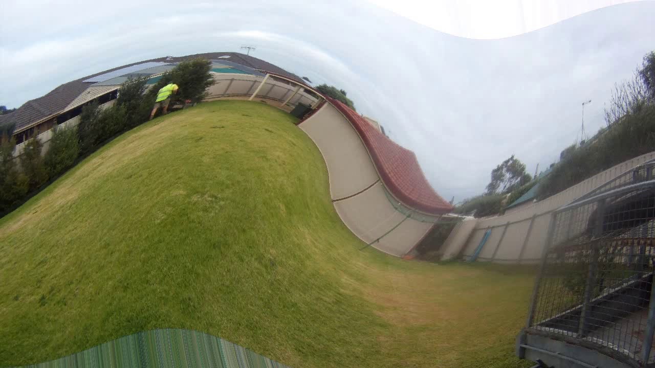 Lawn care A quick mow and blow V56 - YouTube