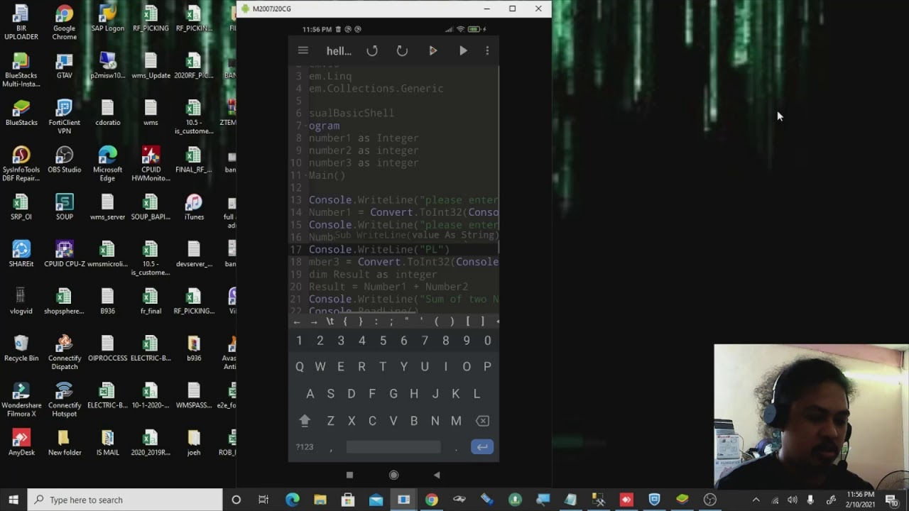 Tut how to make program vb net using android phone - YouTube