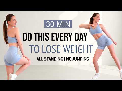 Do This Every Day To Lose Weight & Tone Your Body🔥| All Standing + No Jumping | Sweat Guaranteed