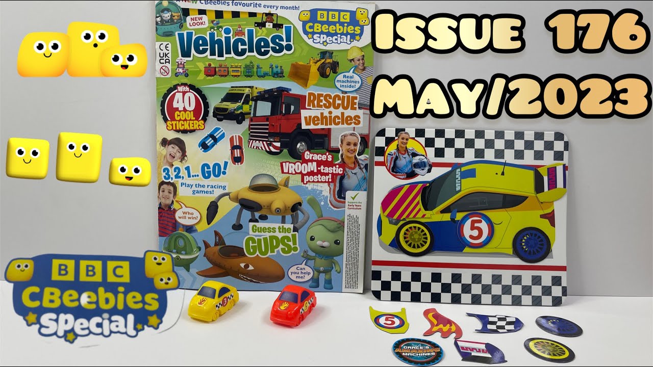 CBeebies Special magazine, issue 176, May/2023 with Super car! Magnetic ...
