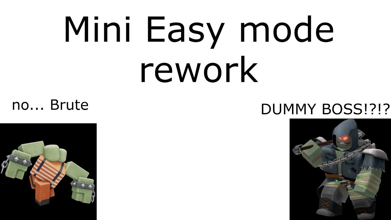New mini easy rework and a little more,Roblox tds - YouTube