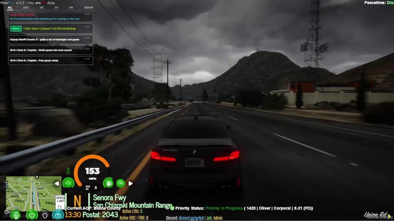 GSRP (Fivem) Patrol Constable!! - YouTube