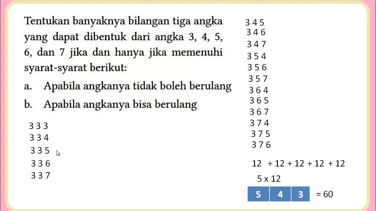 Tentukan Banyaknya Bilangan Tiga Angka Yang Dapat Dibentuk Dari Angka 3 tentukan-banyaknya-bilangan-tiga-angka-yang-dapat-dibentuk-dari-angka-3
