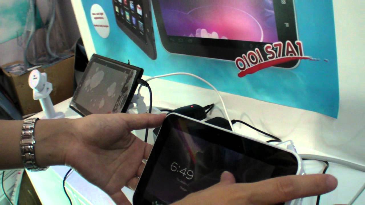 Sowill Technology Park shows Freescale and AmLogic tablet designs - YouTube