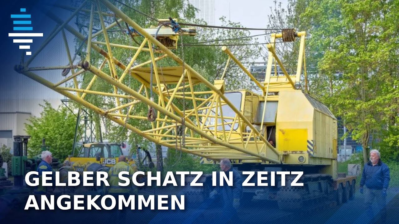 Brikettfabrik in Zeitz - Gelber historischer Schatz nimmt Platz - YouTube