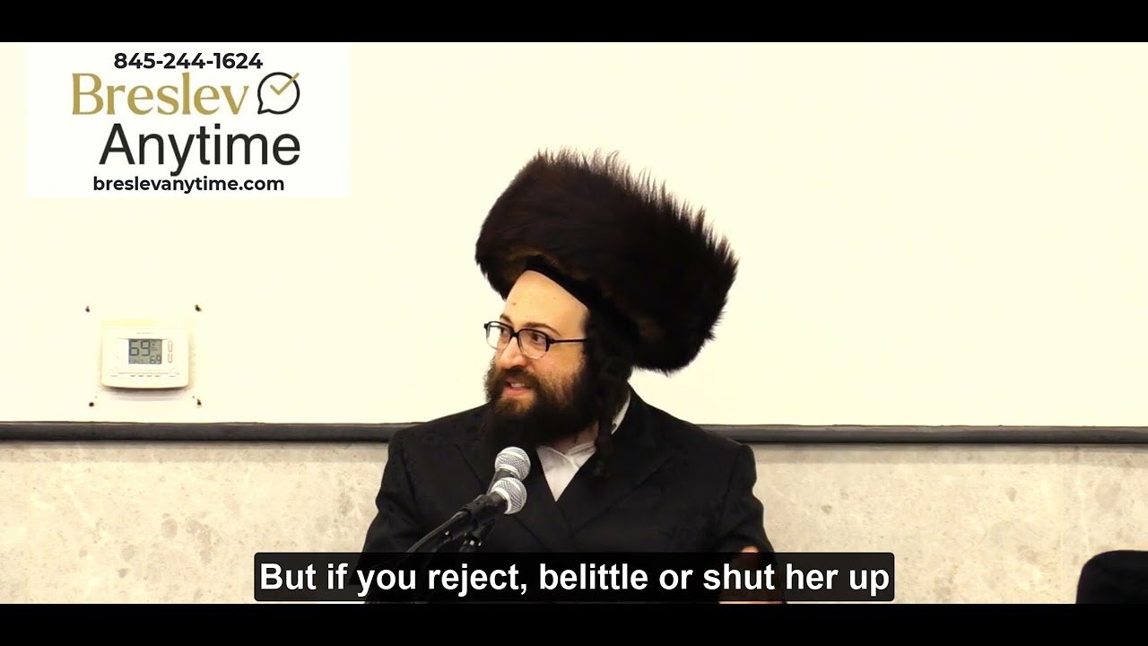 Rabbi Yoel Roth - Your wife and kids need a listening ear from you ...