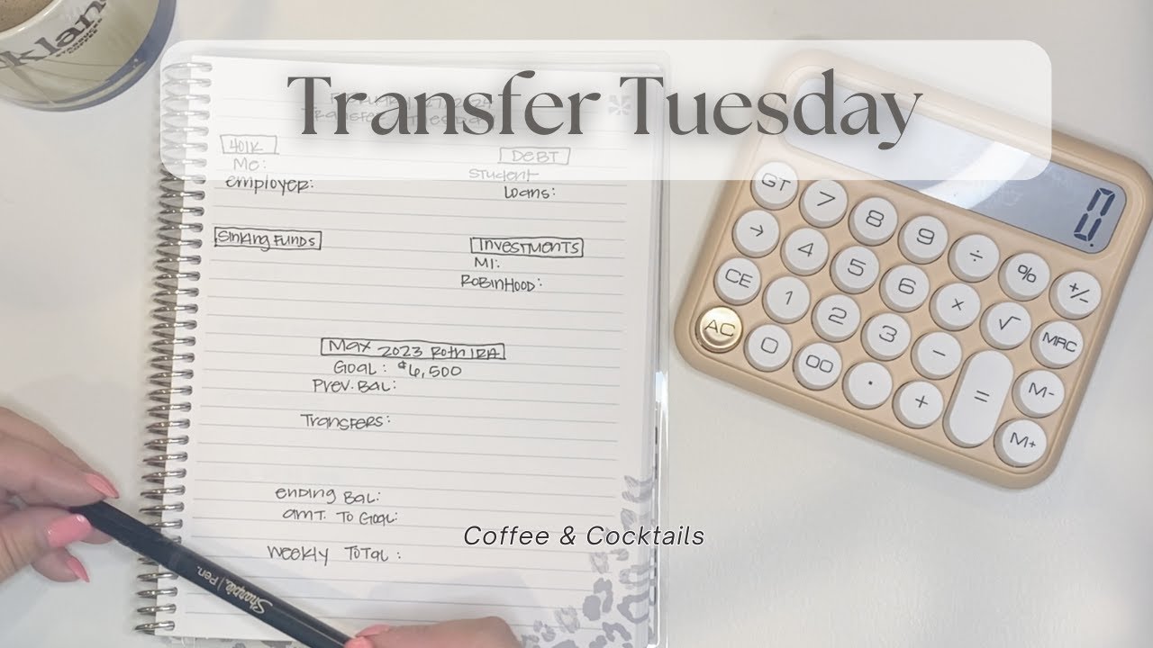 Transfer Tuesday | Progress Towards Financial Goals #transfertuesday ...