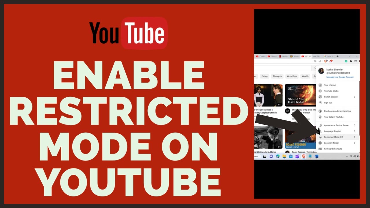 How To Enable Restricted Mode on YouTube 2023? Turn On Restricted Mode ...