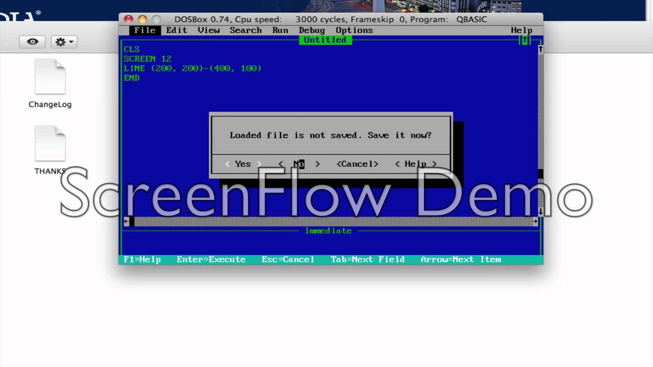how to use dosbox on mac - YouTube