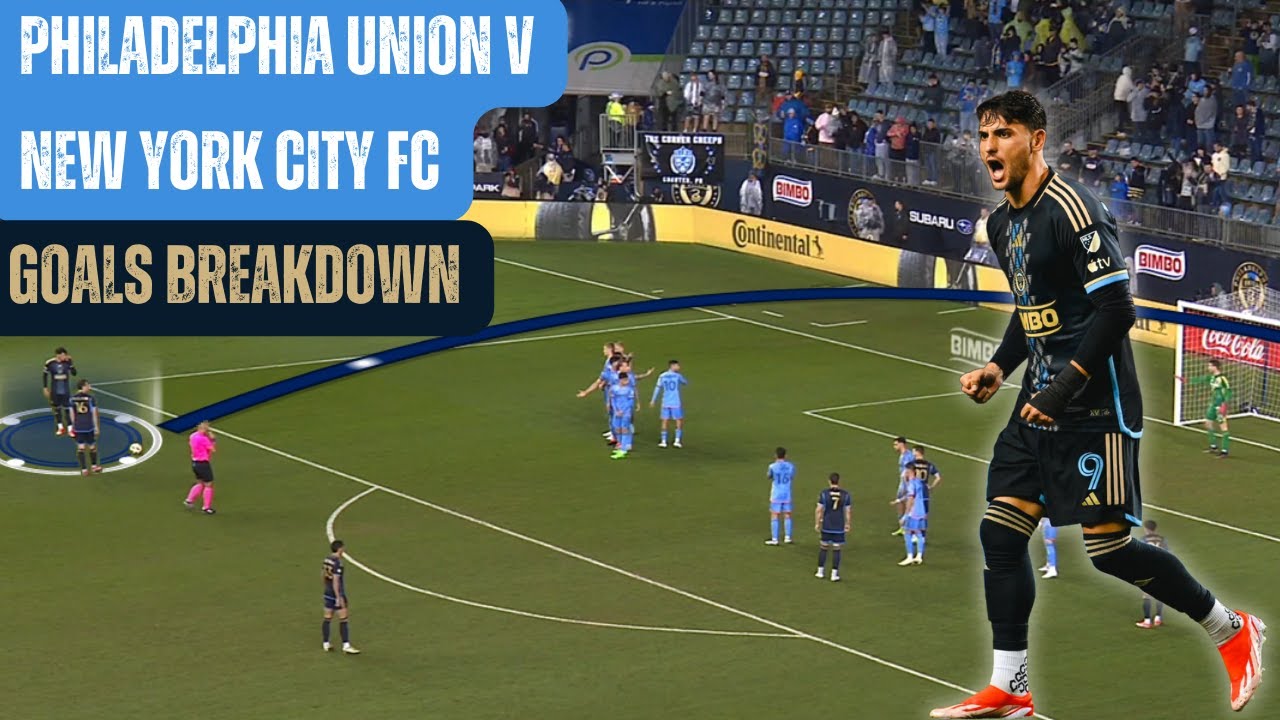 Goals Breakdown: Philadelphia Union v NYCFC (5/15/24) - YouTube