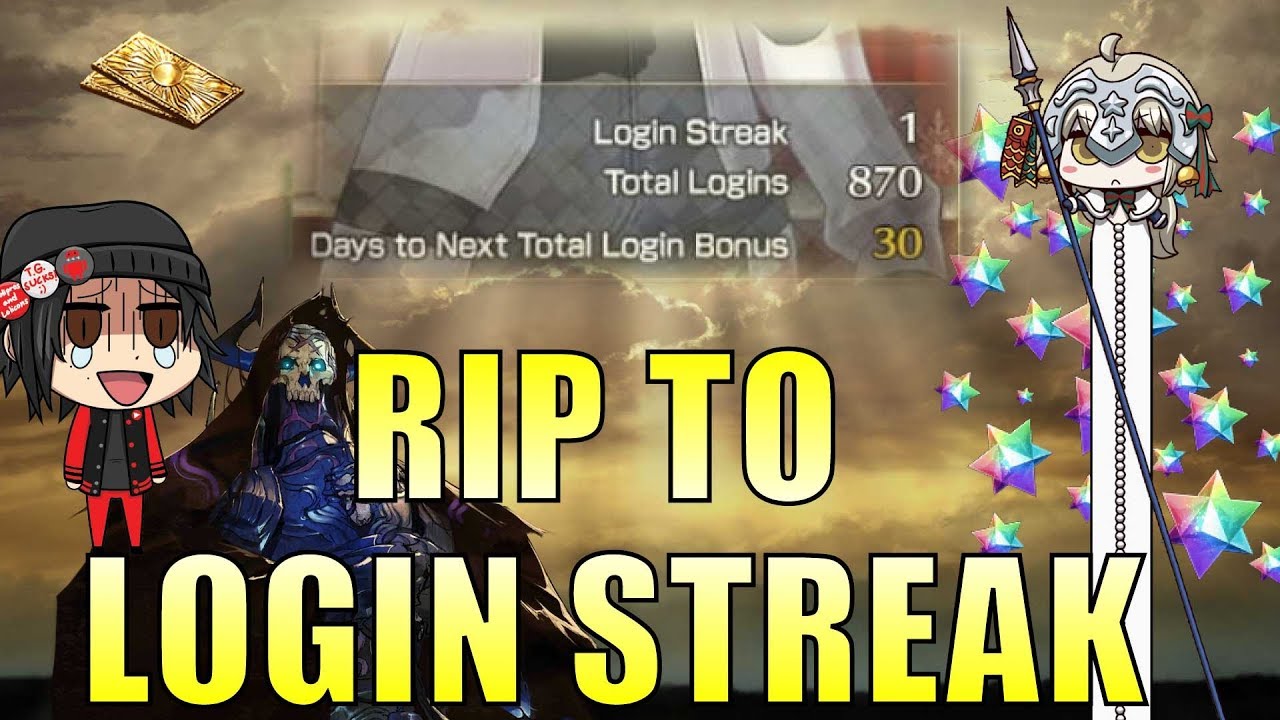 RIP Day 1 Login Streak -- Fate/Grand Order USA 24 Hour Maintenance ...