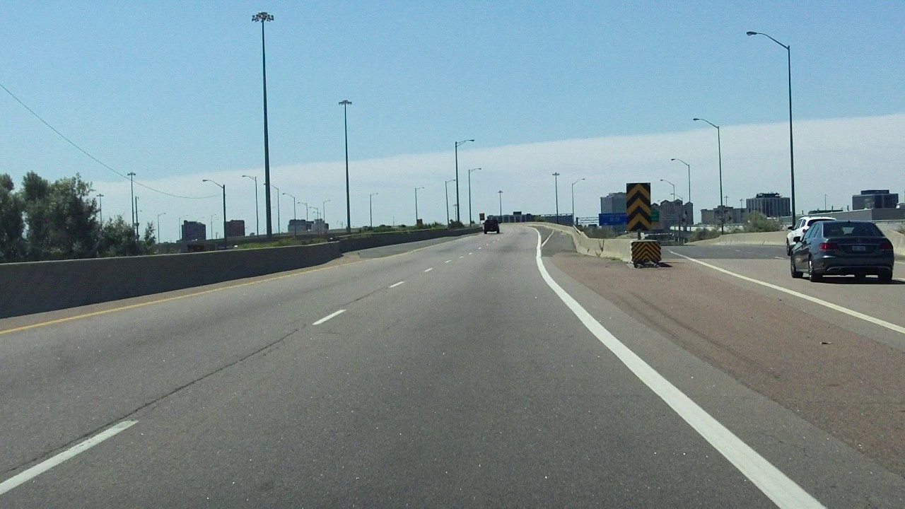 Toronto Airport Interchange: Highway 427 south to Highway 409 east ...