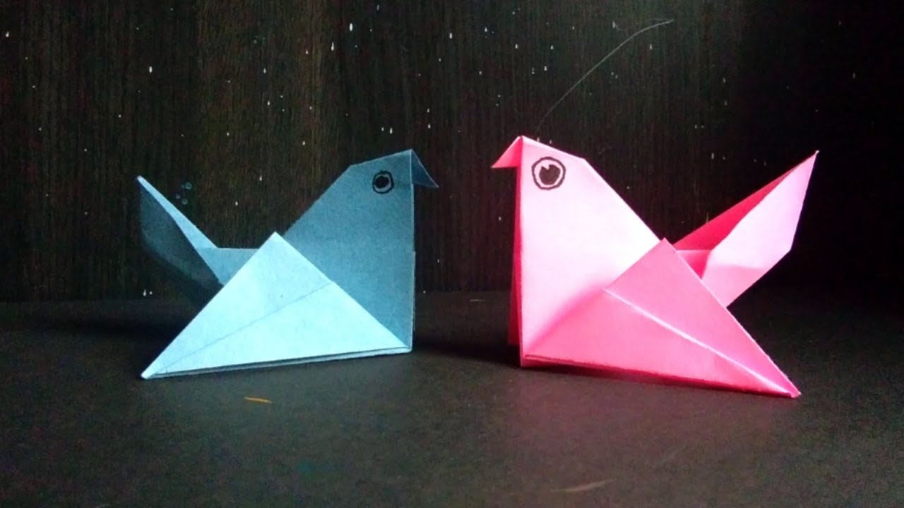 How to Make a Pegion Using Paper | Origami Bird |Origami Pegion Easy ...