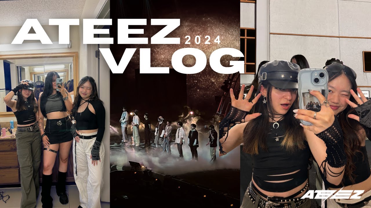 Ateez Concert Vlog 2024 w/Friends! - YouTube