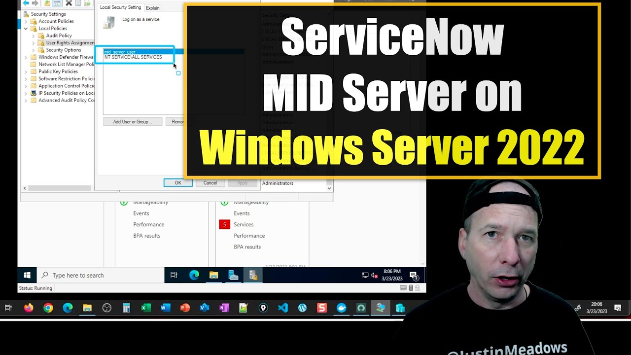 Servicenow Mid Server On Windows Server 2022 Youtube