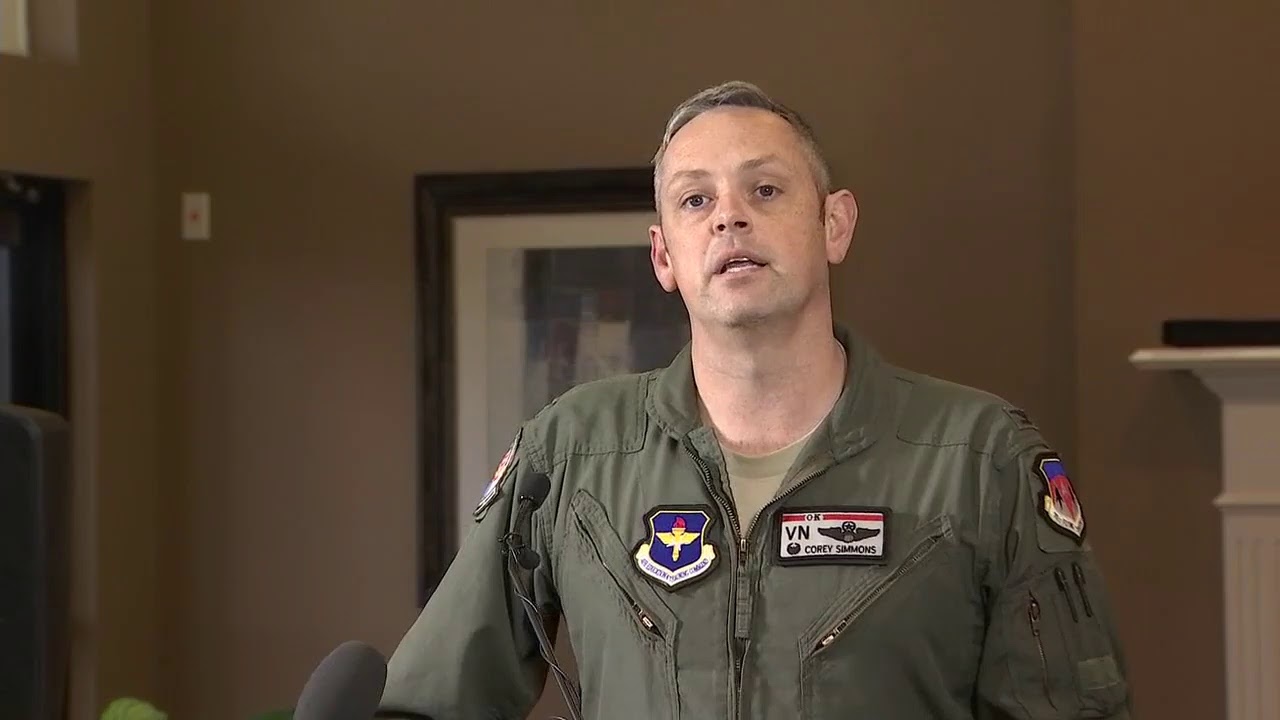 Vance Air Force Base News Conference - YouTube