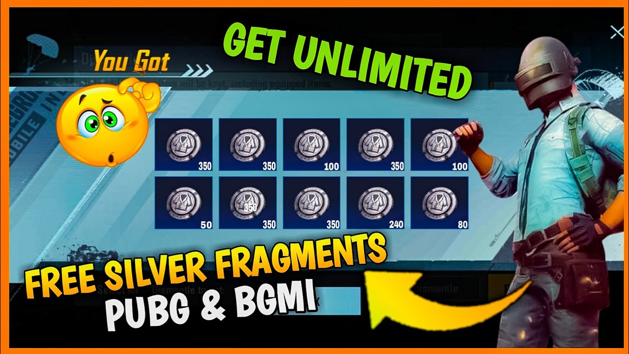 🔥How To Get Free Unlimited Silver Fragments In Bgmi | Get Free Silver ...