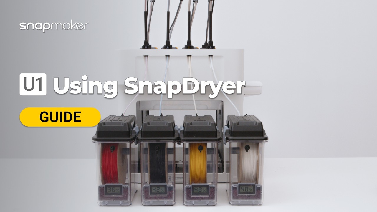 U1 Video Guide: How to Use the SnapDryer with the Snapmaker U1 - YouTube