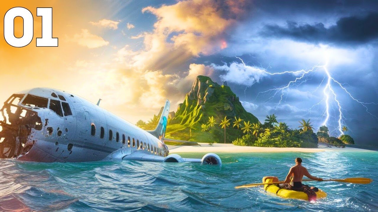 Day 1 of Surviving a Mysterious Island After a Plane Crash Stranded ...