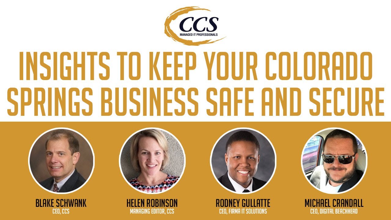 Cybersecurity Services In Colorado Springs | Insights From Colorado ...