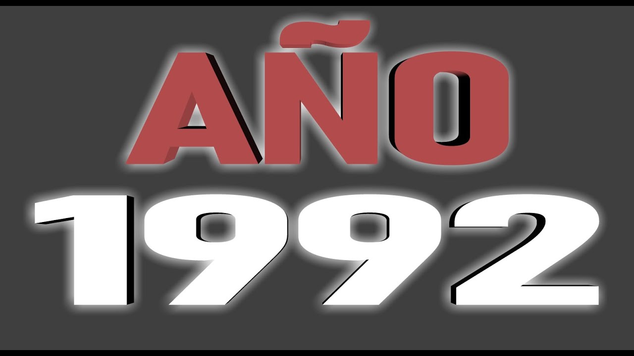 ESPECIAL AÑO 1992 - Remember años 90s / El templo de la música Ed. 738 ...