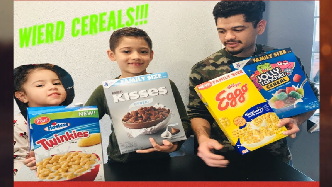 Trying New Weird Cereals!!!!! 2020 - YouTube