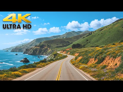 Los Angeles to San Francisco - Highway 101 Scenic Road Trip Drive 4K California