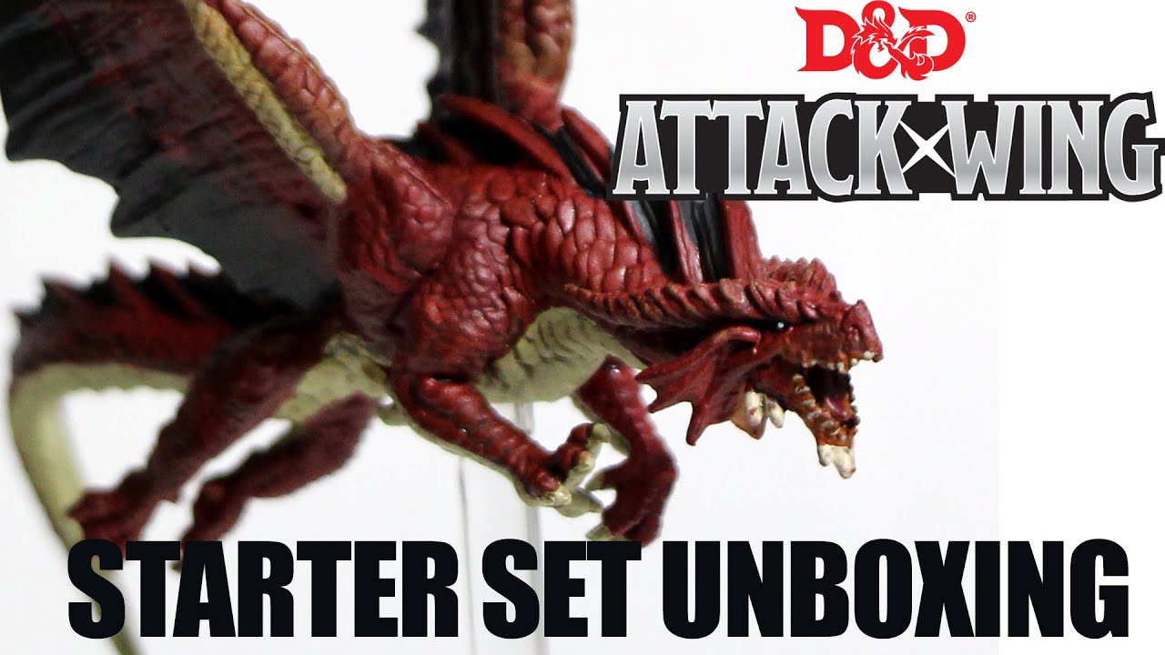 Dungeons & Dragons Attack Wing Unboxing - YouTube
