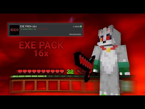 EXE PACK 16x especial 1k subs [Minecraft pe] - YouTube