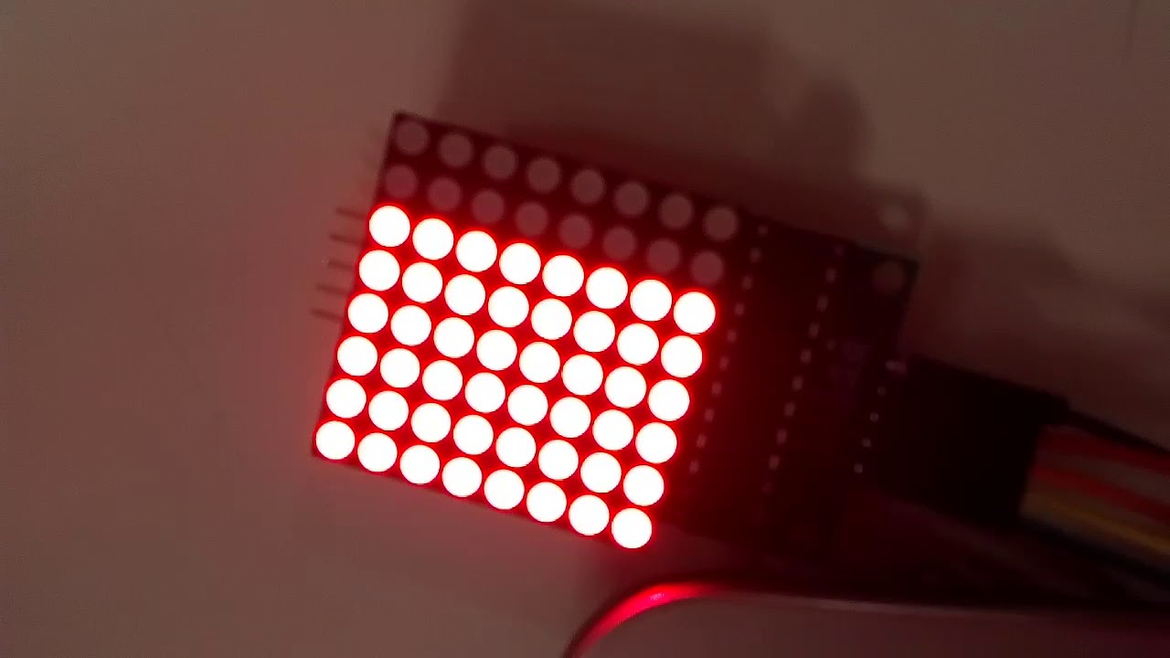 Lesson 15 MAX7219 LED Dot Matrix Module - YouTube