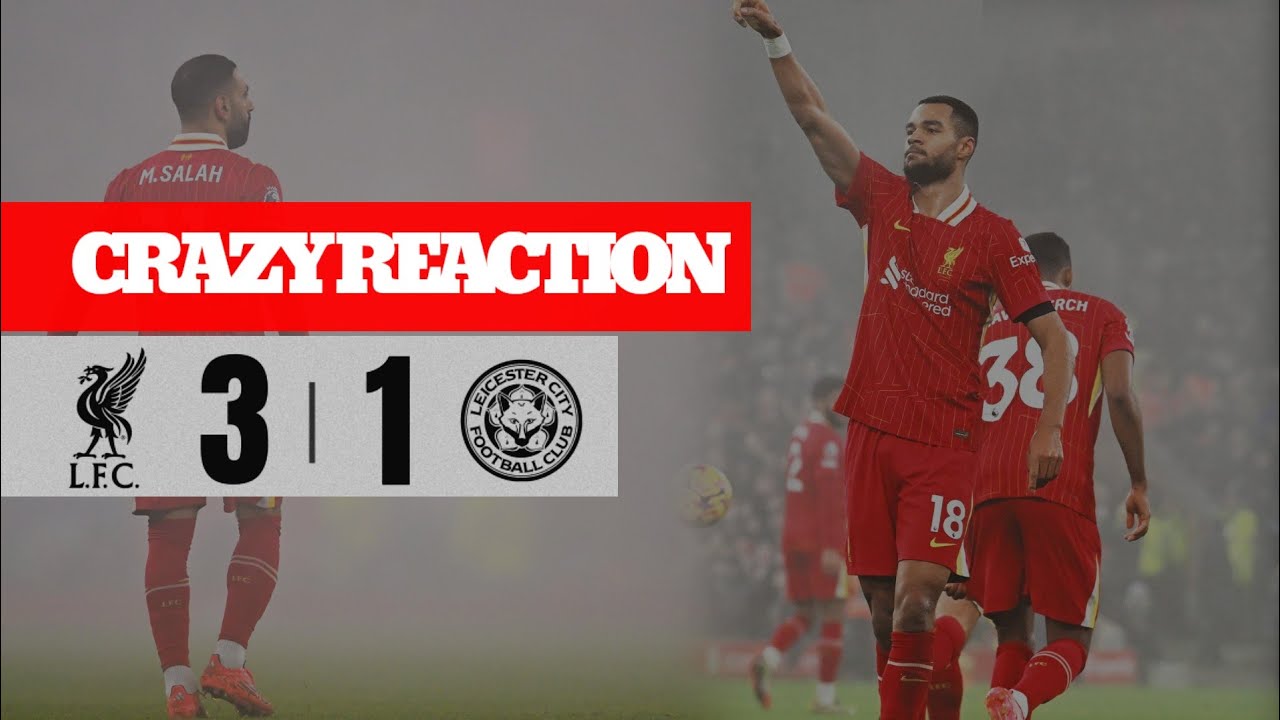 LIVERPOOL 3-1 Leicester City | Steve Hunter's Crazy Reaction Commentary ...