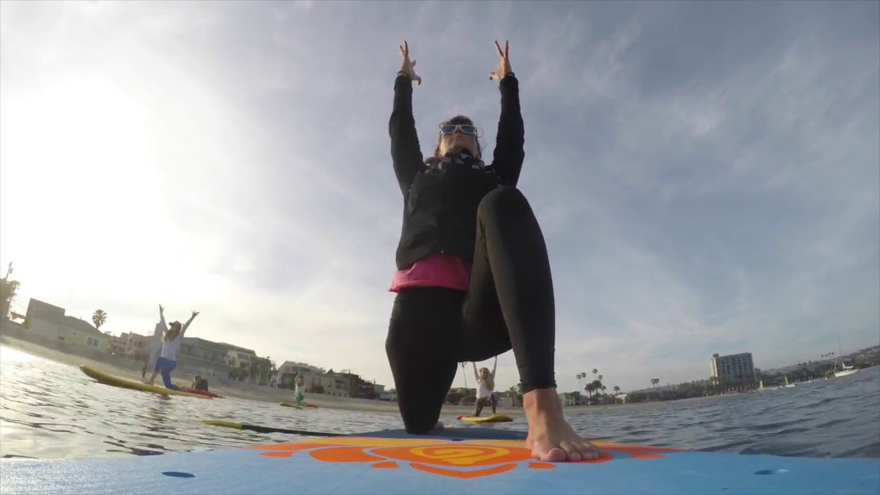 On Water Yoga with Audrey (DeLong) Hobbs - YouTube