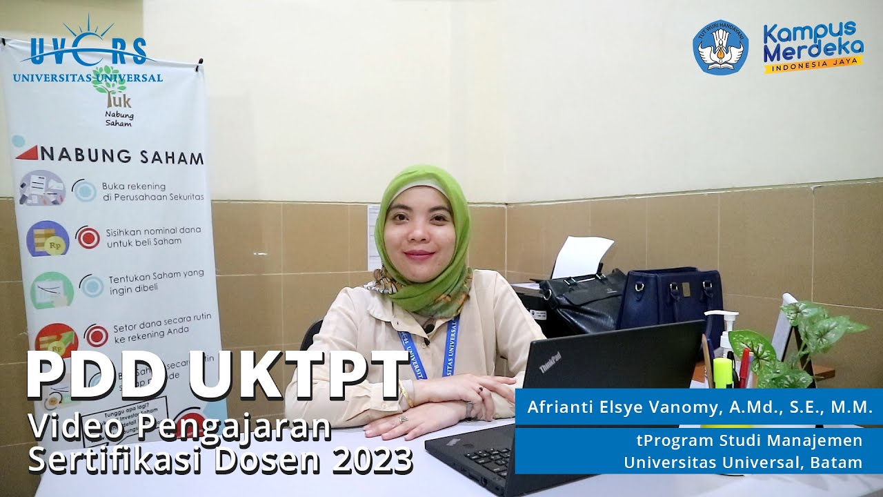 PDD-UKTPT Video Pengajaran - Serdos - Afrianti Elsye Vanomy ...