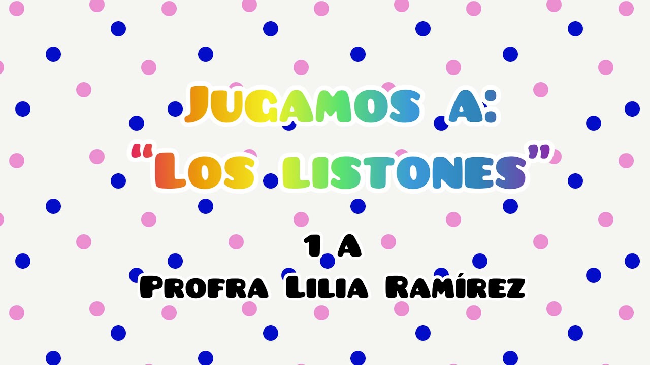 Juego los listones primero de preescolar 17 de Marzo - YouTube