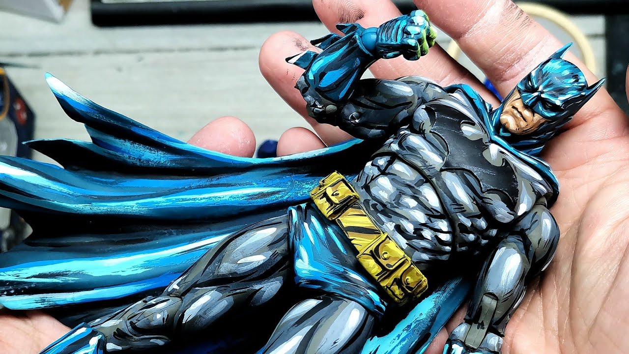 Batman Hush mcfarlane toys custom repaint. 🎨🧿🙏 - YouTube