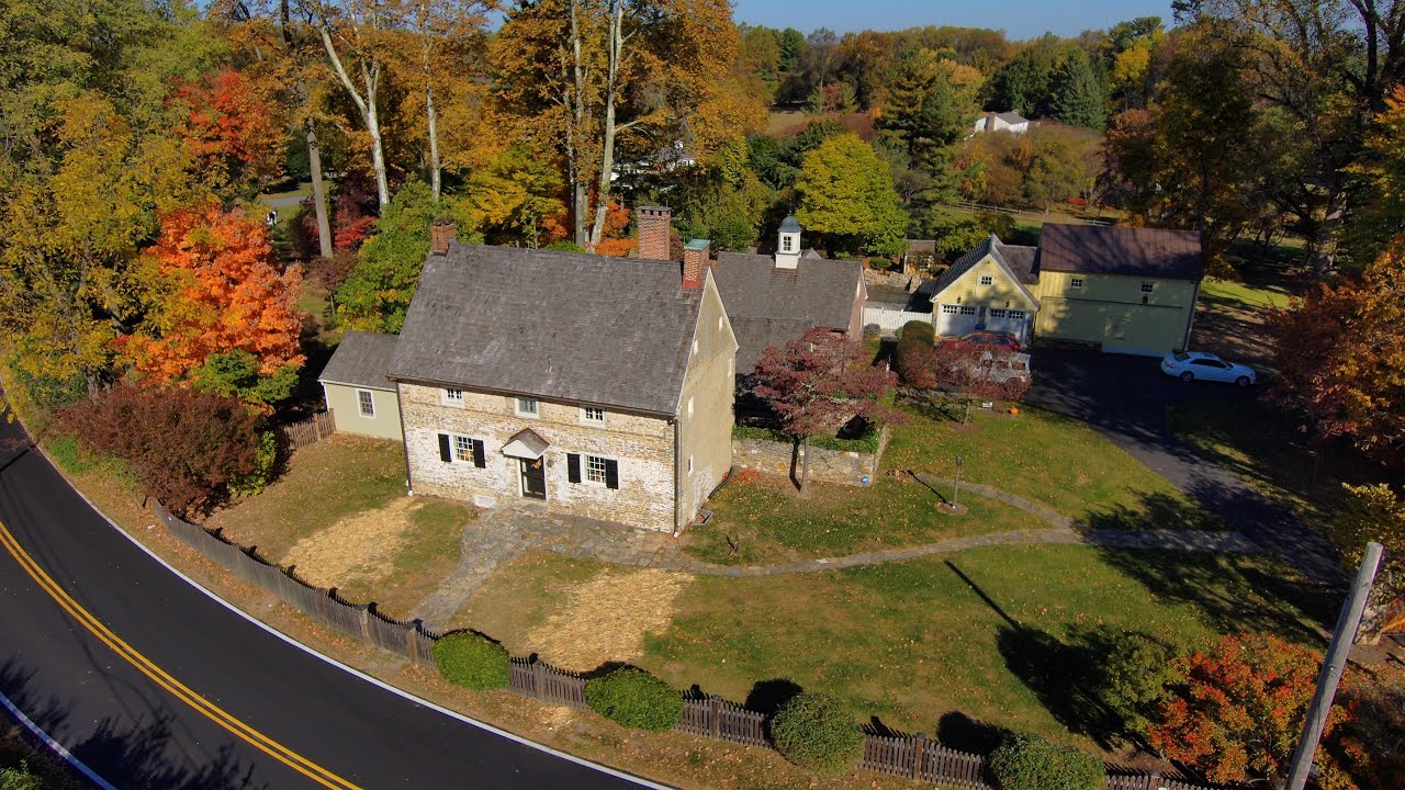 Chester County, PA Historic Home - "The Beehive" - By New Horizon Drone ...
