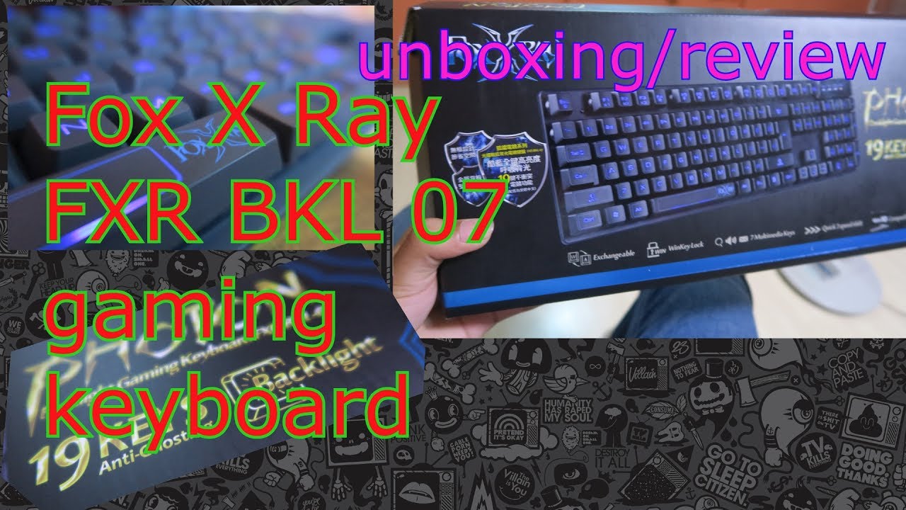FOXXRAY PHOTON GAMING KEYBOARD (FXR-BKL-07) - YouTube