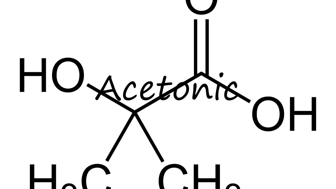 How to Pronounce Acetonic? - YouTube