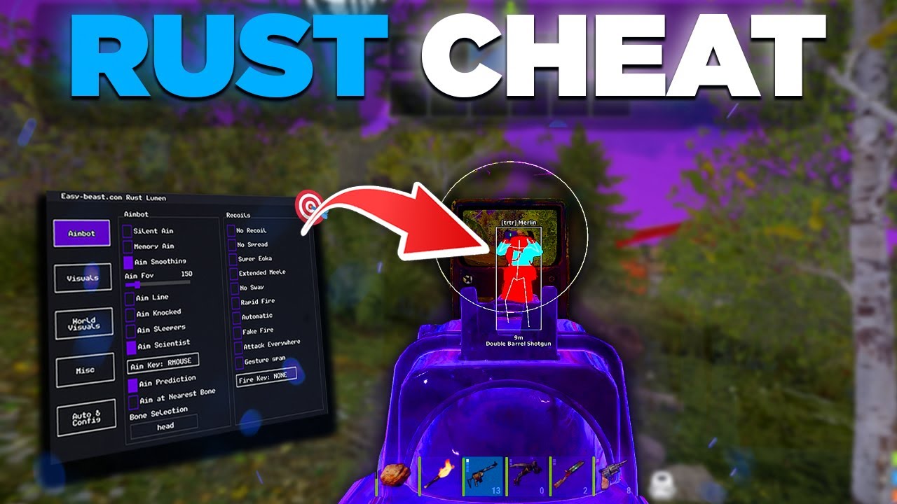 I DOMINATE the OFFICIAL SERVER with $900 RUST CHEAT ! - YouTube