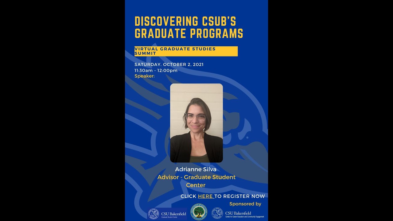 Discovering CSUB's Graduate Programs - YouTube