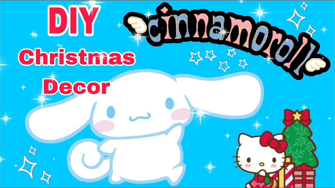I made Cinnamon roll large poster for Christmas Decoration🎀/Sanrio ...