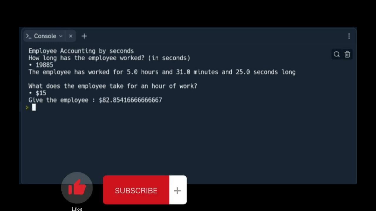 python | programming | my second project (محاسبة الصنايعي بالثواني 😅😅) @OctuCode - YouTube