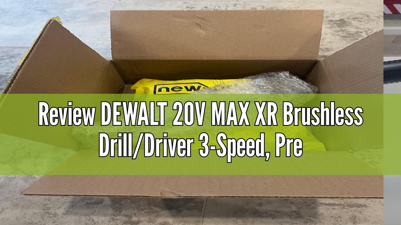 Review DEWALT 20V MAX XR Brushless Drill/Driver 3-Speed, Premium 5.0Ah ...