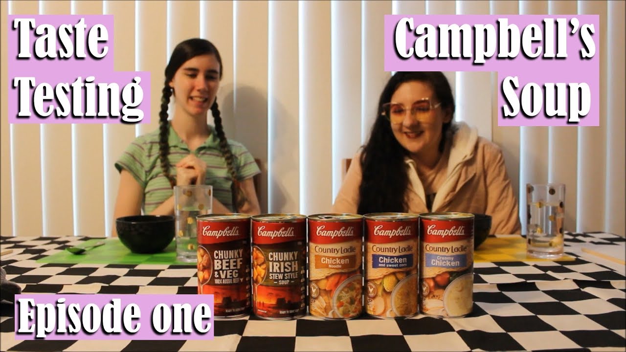 Taste Testing / Campbell's soups / - YouTube