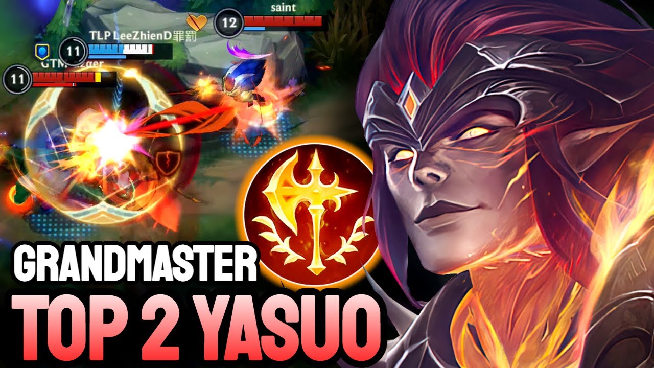 WILD RIFT YASUO BUFF - TOP 2 YASUO GAMEPLAY - GRANDMASTER RANKED - YouTube