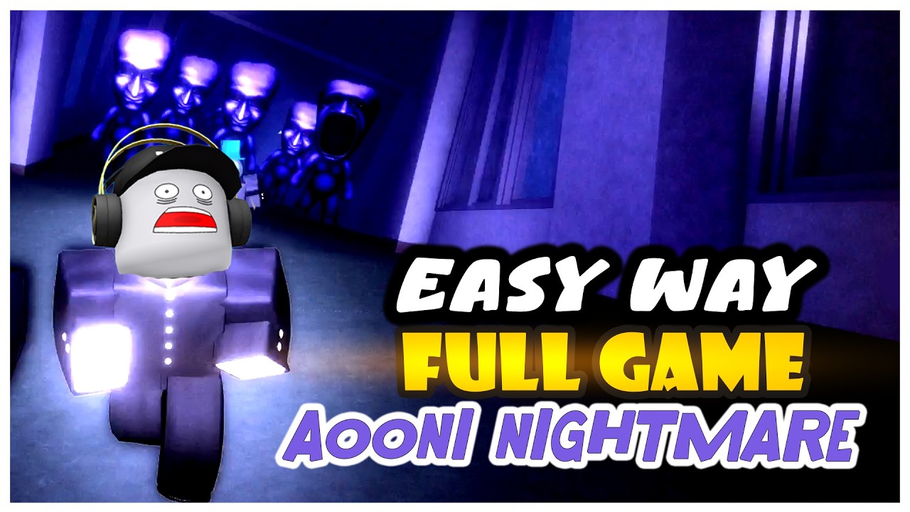 AOONI Nightmare | Stages 1-4 - Full Game | Roblox - YouTube